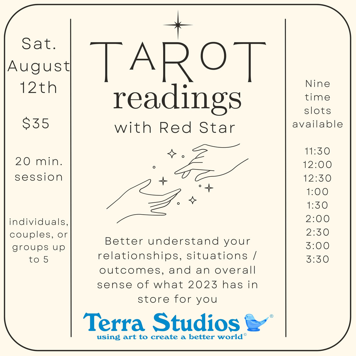Tarot Card Reading – Terra Studios